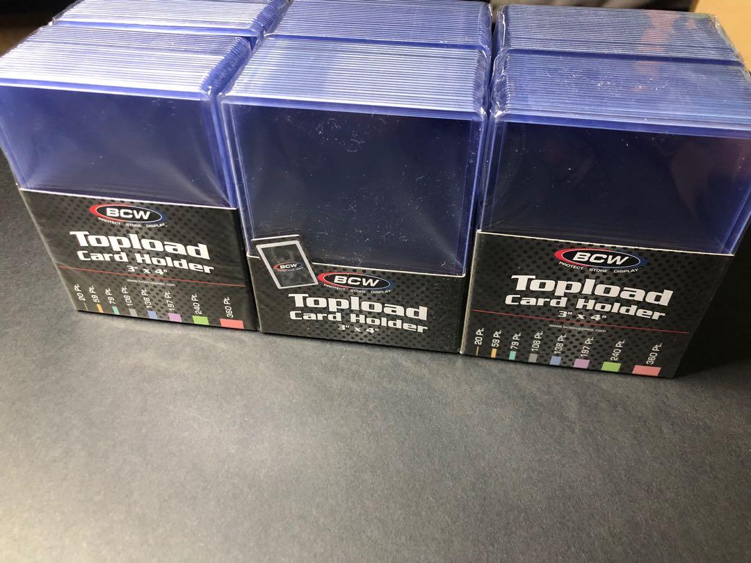 BCW TOPLOADER CARD HOLDER 3”x4”, Hobbies & Toys, Toys & Games on Carousell