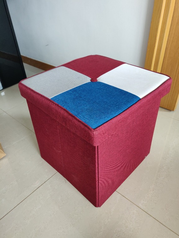 Colourful Ottoman with storage, Babies & Kids, Baby Nursery & Kids ...