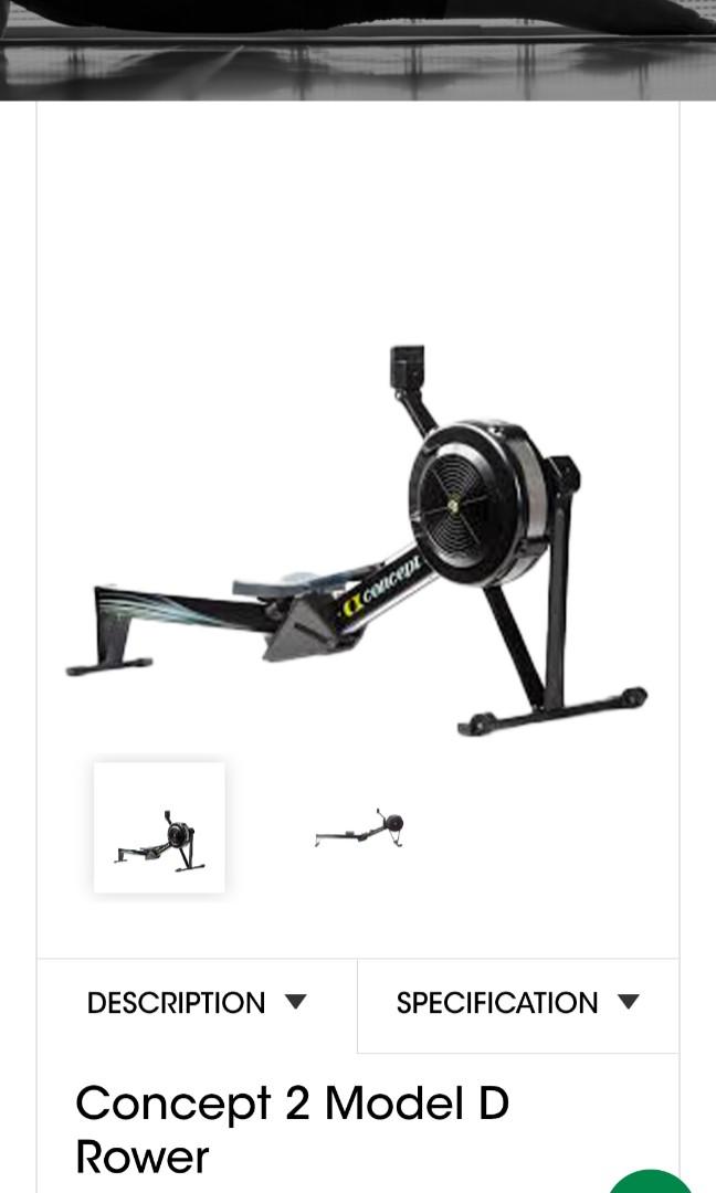 Concept 2 Model D Rowing Machine, Sports, Weights & Gym Equipment on ...