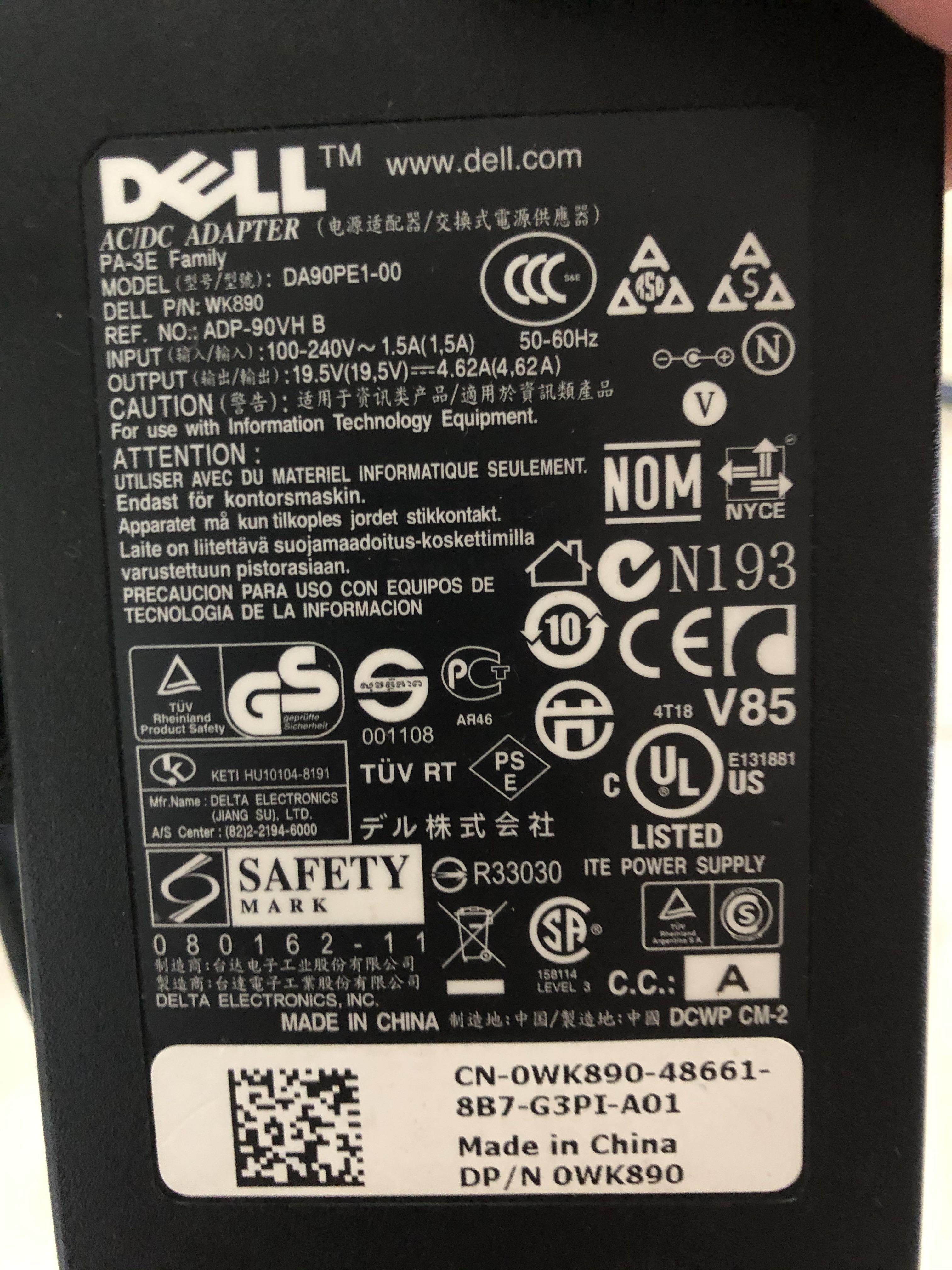 Dell Laptop Power Supply, Computers & Tech, Parts & Accessories ...
