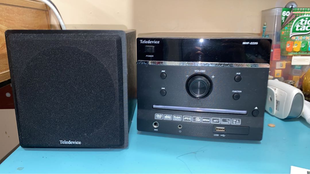 dvd 音響組合 teledevice MHF-222G, 音響器材, 音樂播放裝置 MP3及CD Player - Carousell