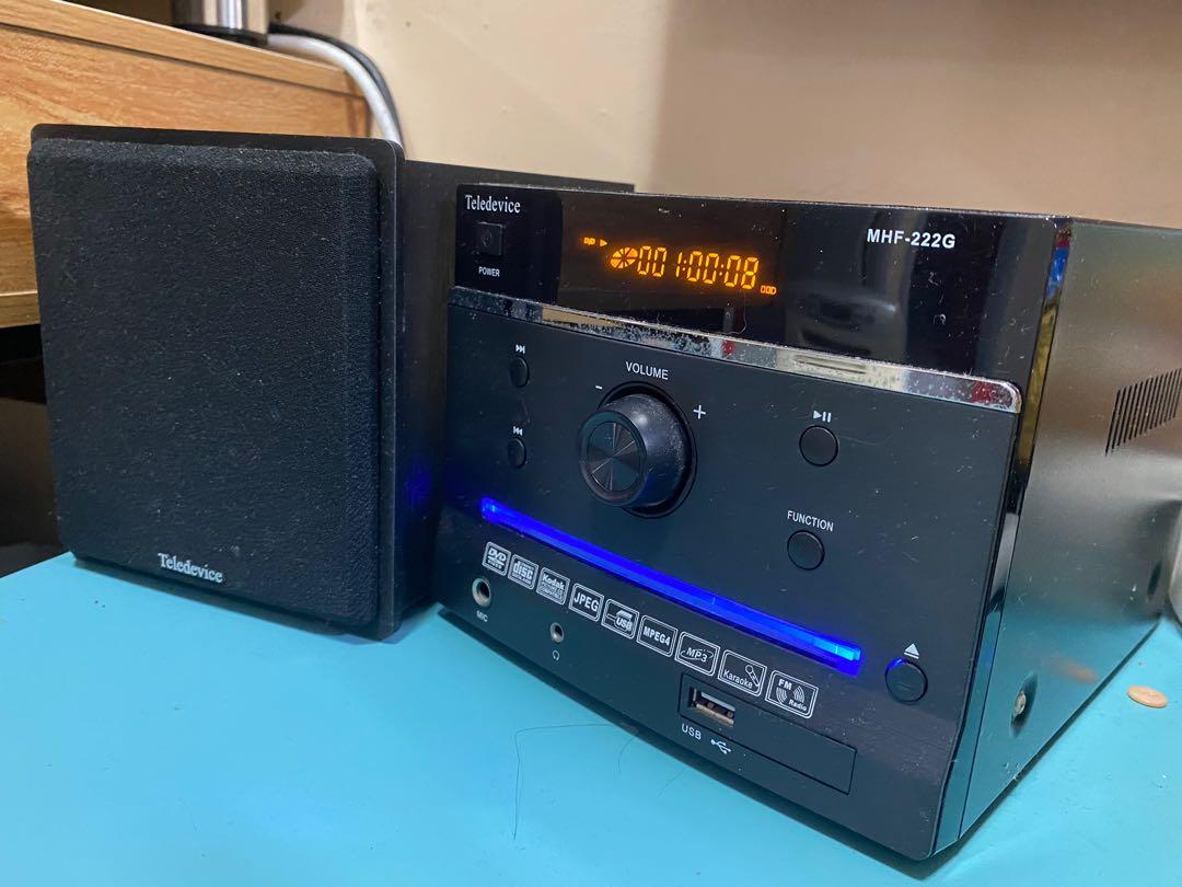 dvd 音響組合 teledevice MHF-222G, 音響器材, 音樂播放裝置 MP3及CD Player - Carousell