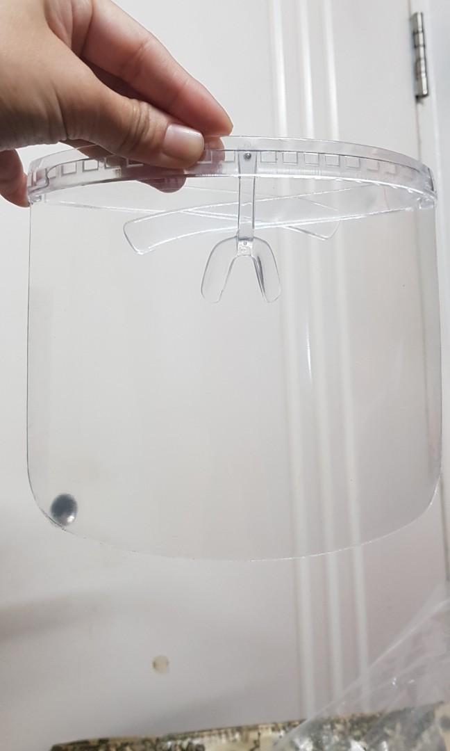 Full Clear Thick Face shield 60 pesos, Beauty & Personal Care, Face ...