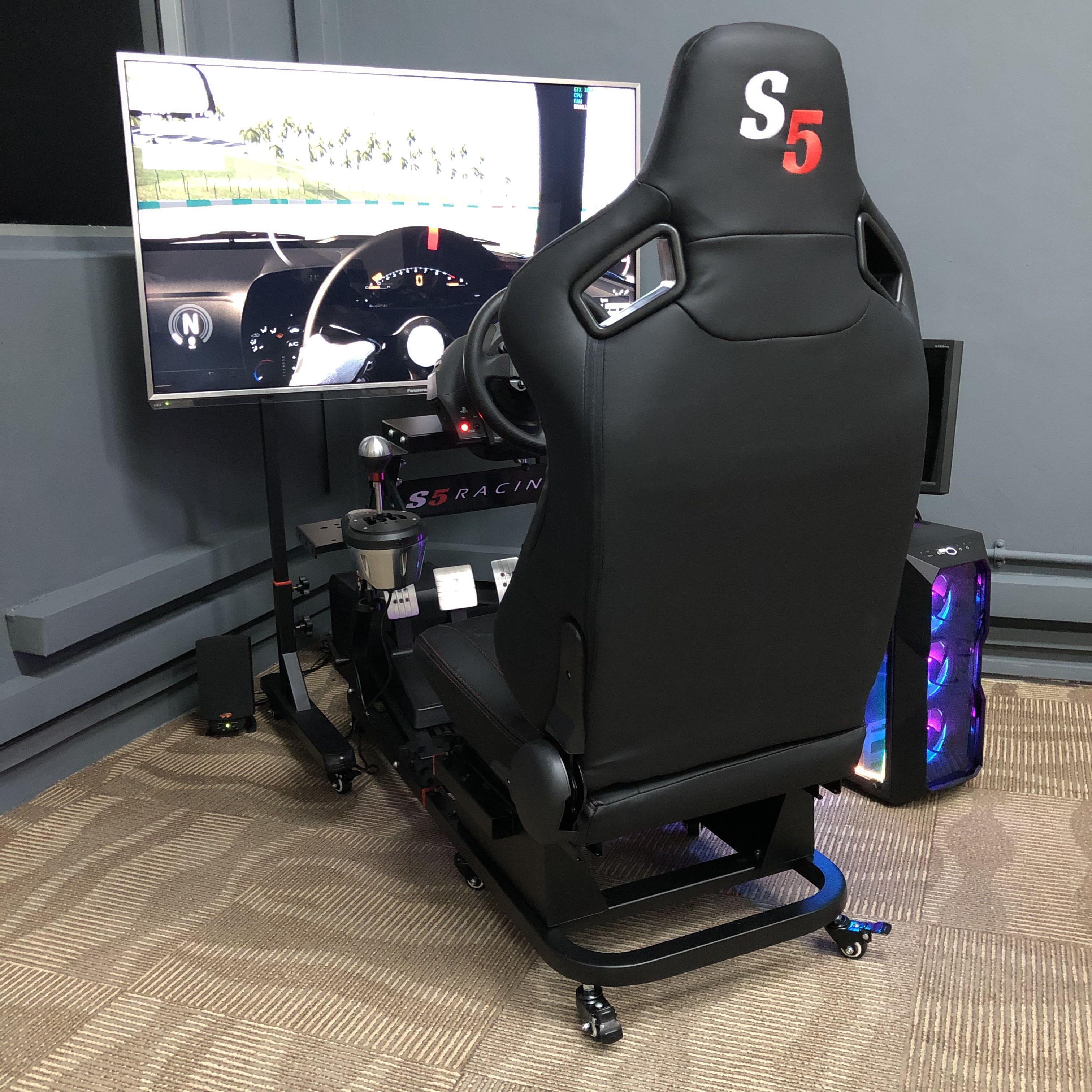 G29 t300rs wheelstand foldable rig/racing wheel stand, Video Gaming ...