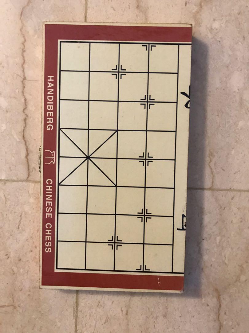 Gold marble Chinese chess set plus FREE set, Toys & Games, Board Games ...