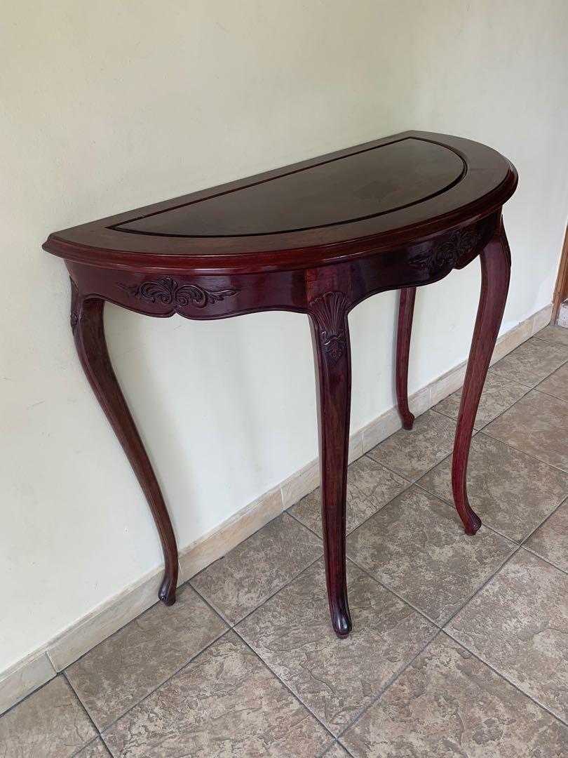 Half Round Display Table, Furniture & Home Living, Furniture, Tables ...