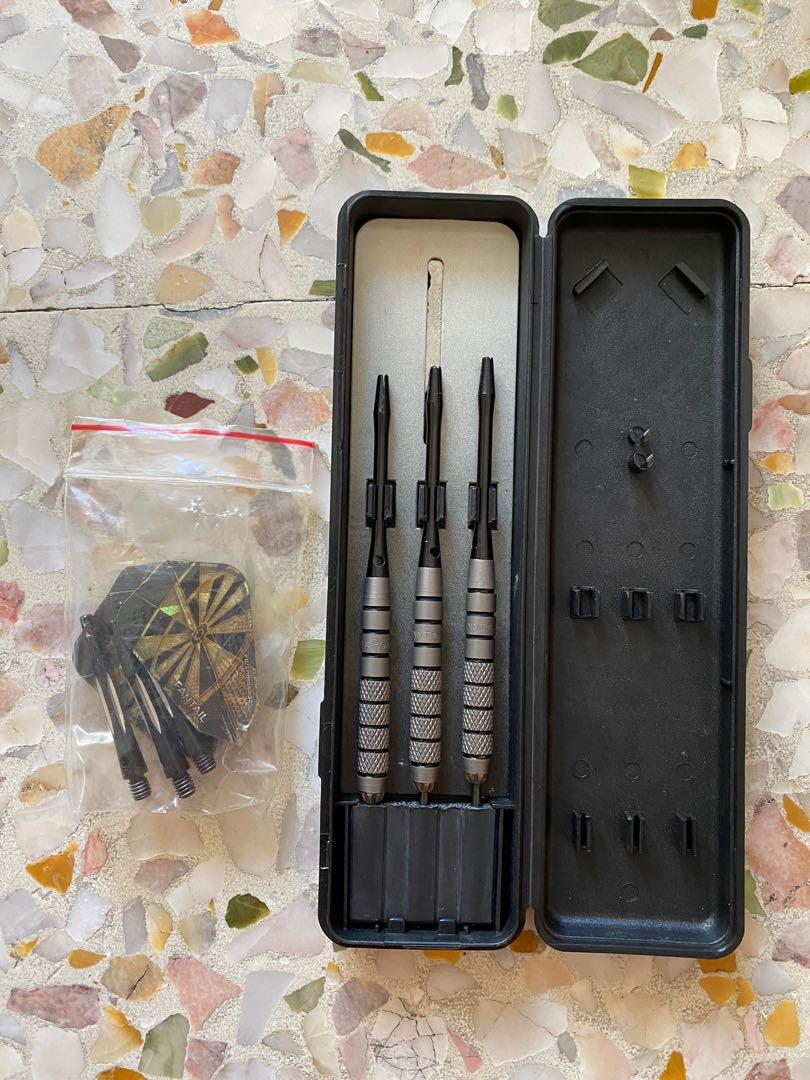 (Rare find) Harrows power point darts 80% tungsten nickel, 25g, Sports ...