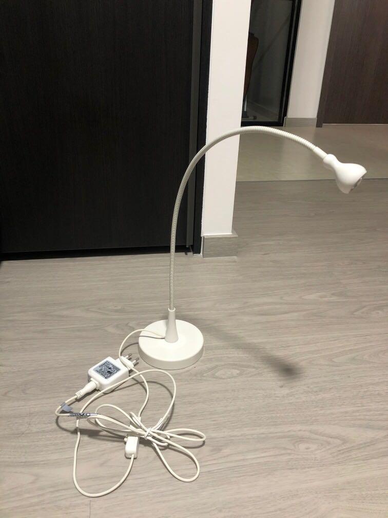 IKEA Jansjo Desk / Table Lamp (White), Babies & Kids, Baby Nursery ...