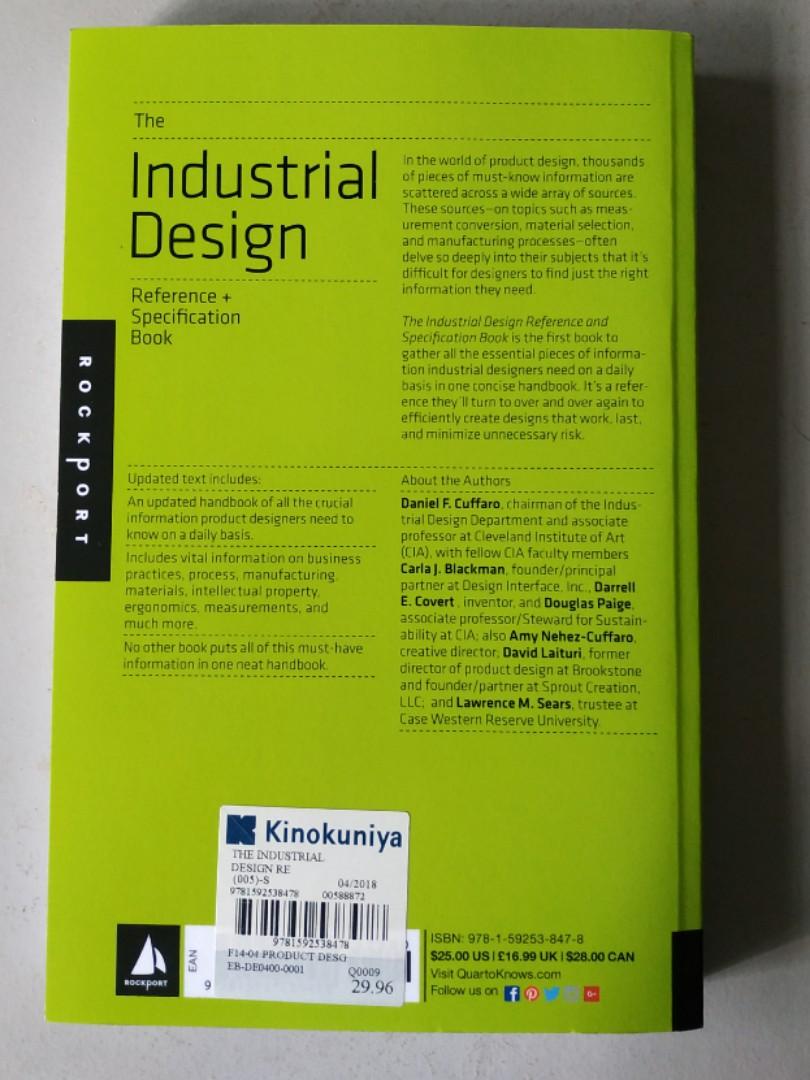 Industrial Design - Reference + Specification Book, Books & Stationery ...
