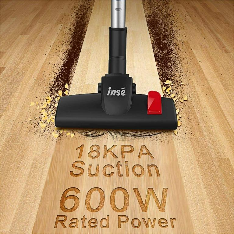 INSE Vacuum Cleaner Corded I5 Stick Vacuum Cleaner 18KPA Powerful ...