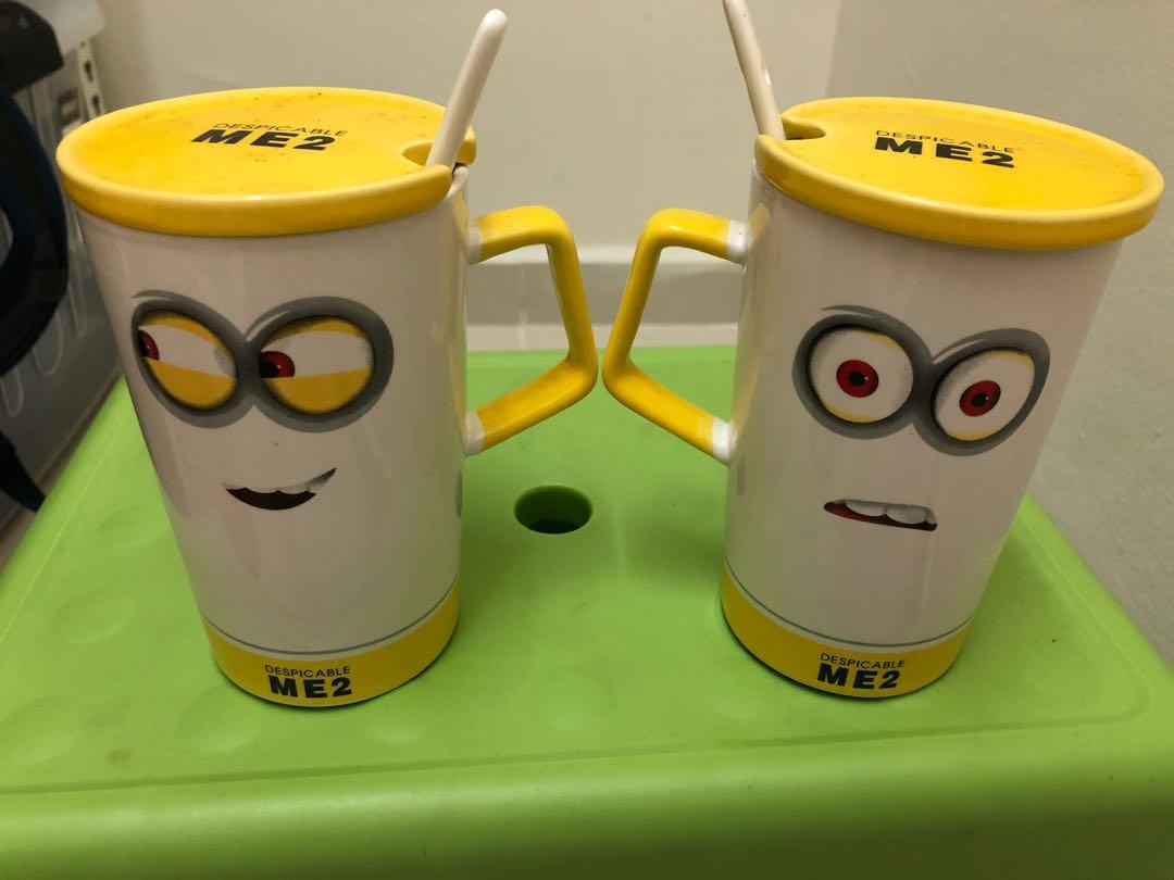 Minions coffee mugs and shot glasses, Furniture & Home Living ...