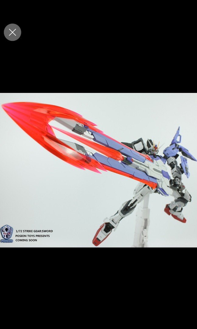 MOSHOW 1/72 strike gundam weapon pack., Hobbies & Toys, Toys & Games on ...