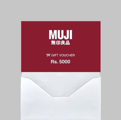 Muji $100worth gift card, Tickets & Vouchers, Vouchers on Carousell