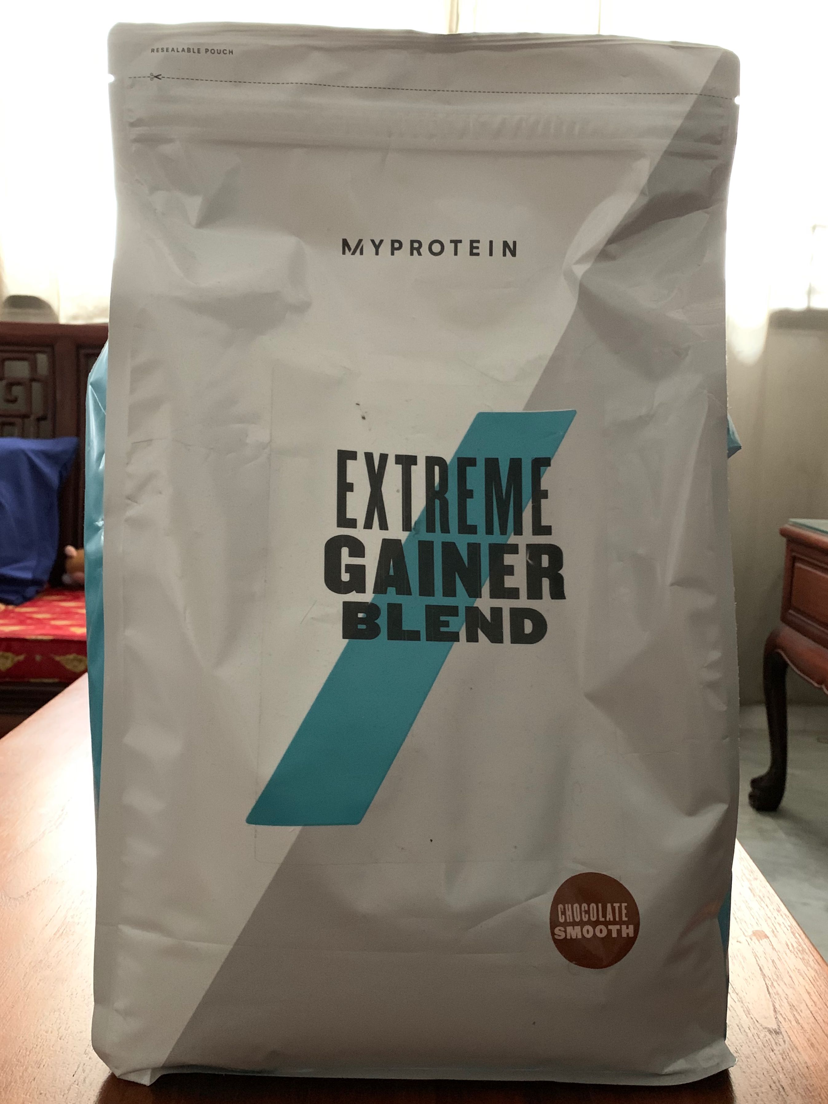 MyProtein 5kg Mass Gainer (Extreme Gainer), Health & Nutrition, Health ...