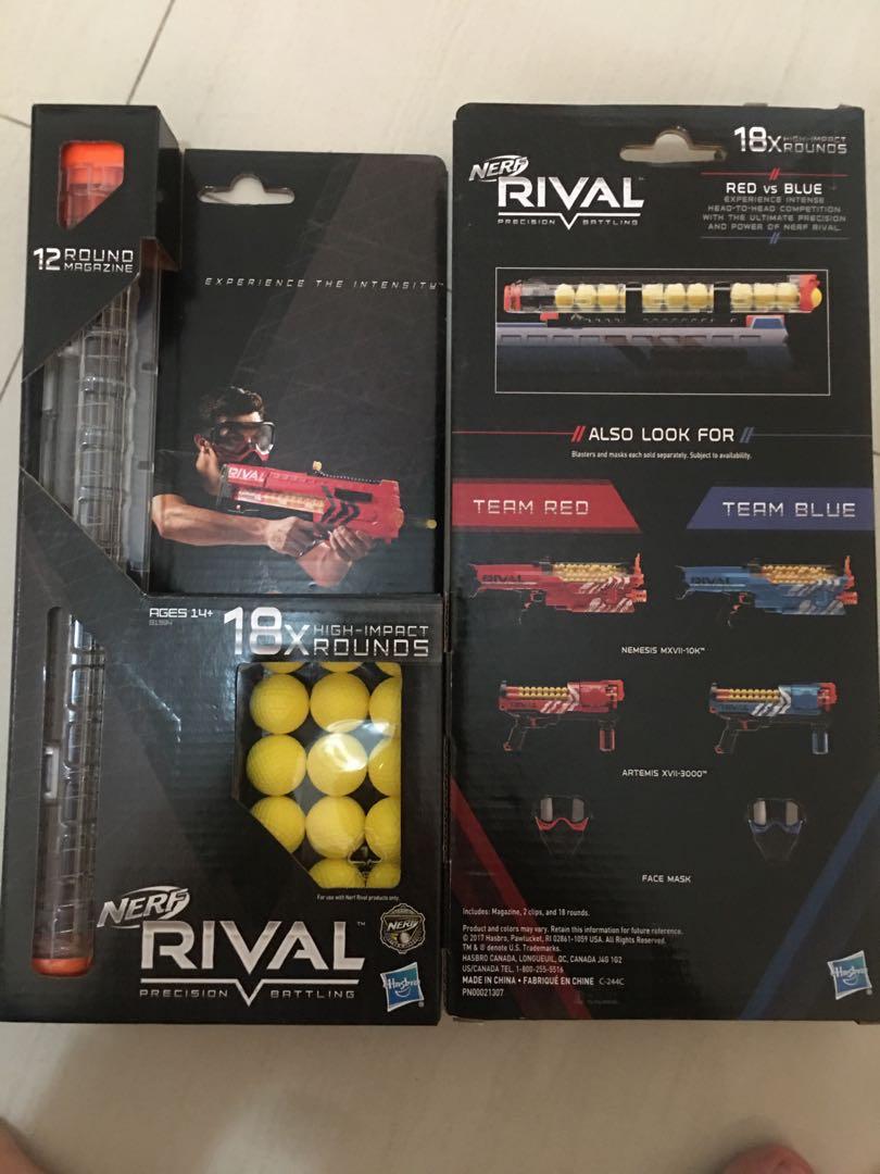 Nerf rival magazine and rounds, Toys & Games, Others on Carousell