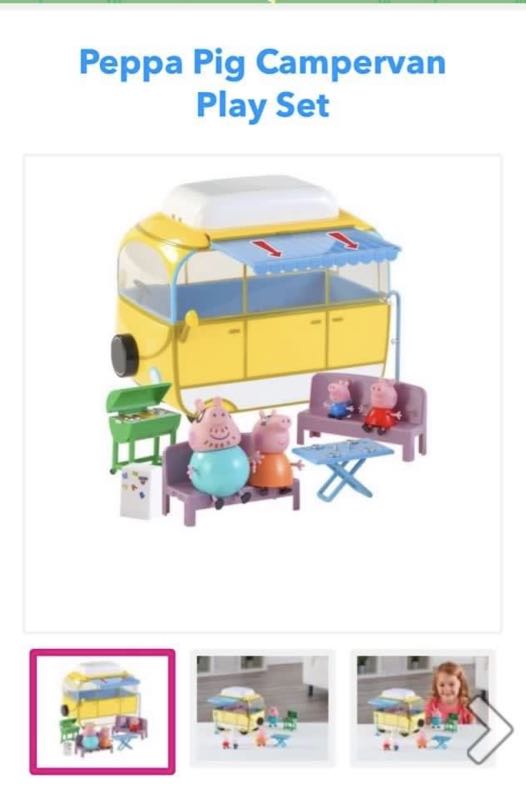 Peppa pig camper caravan, Babies & Kids, Babies & Kids Fashion on Carousell