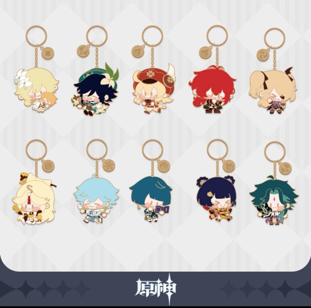 [PO]Official Genshin impact Keychains, Hobbies & Toys, Memorabilia ...