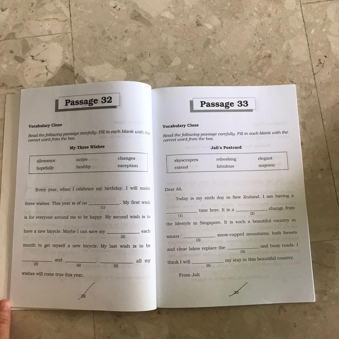 Primary 2 - Cloze passages vocabulary, cloze grammar cloze, Hobbies ...