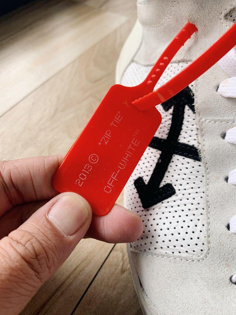 Rare Off-white industrial tape high top sneakers, Men's Fashion ...