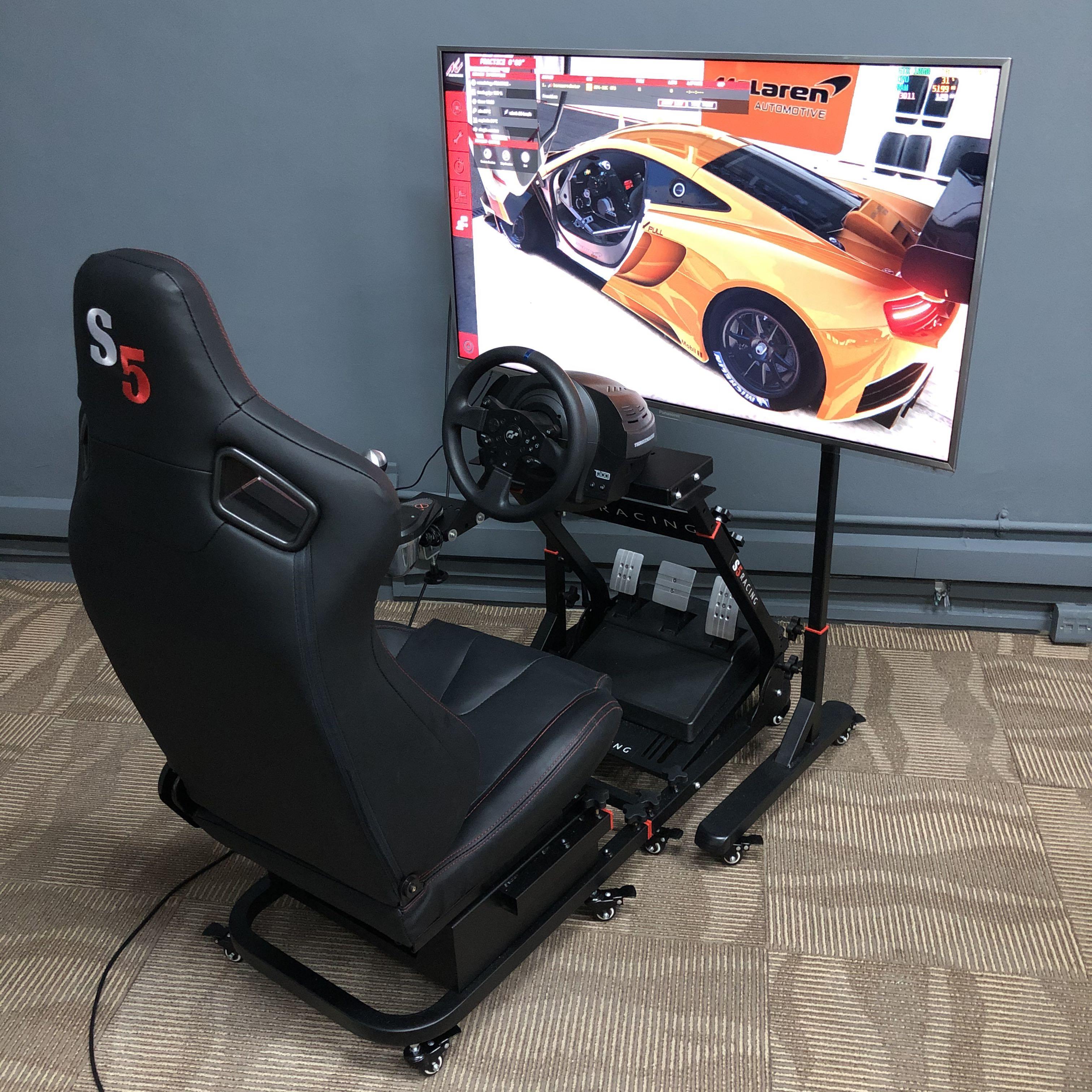 S5 Driving Simulator Rig / driving simulator wheelstand (PROMO) / S5 ...