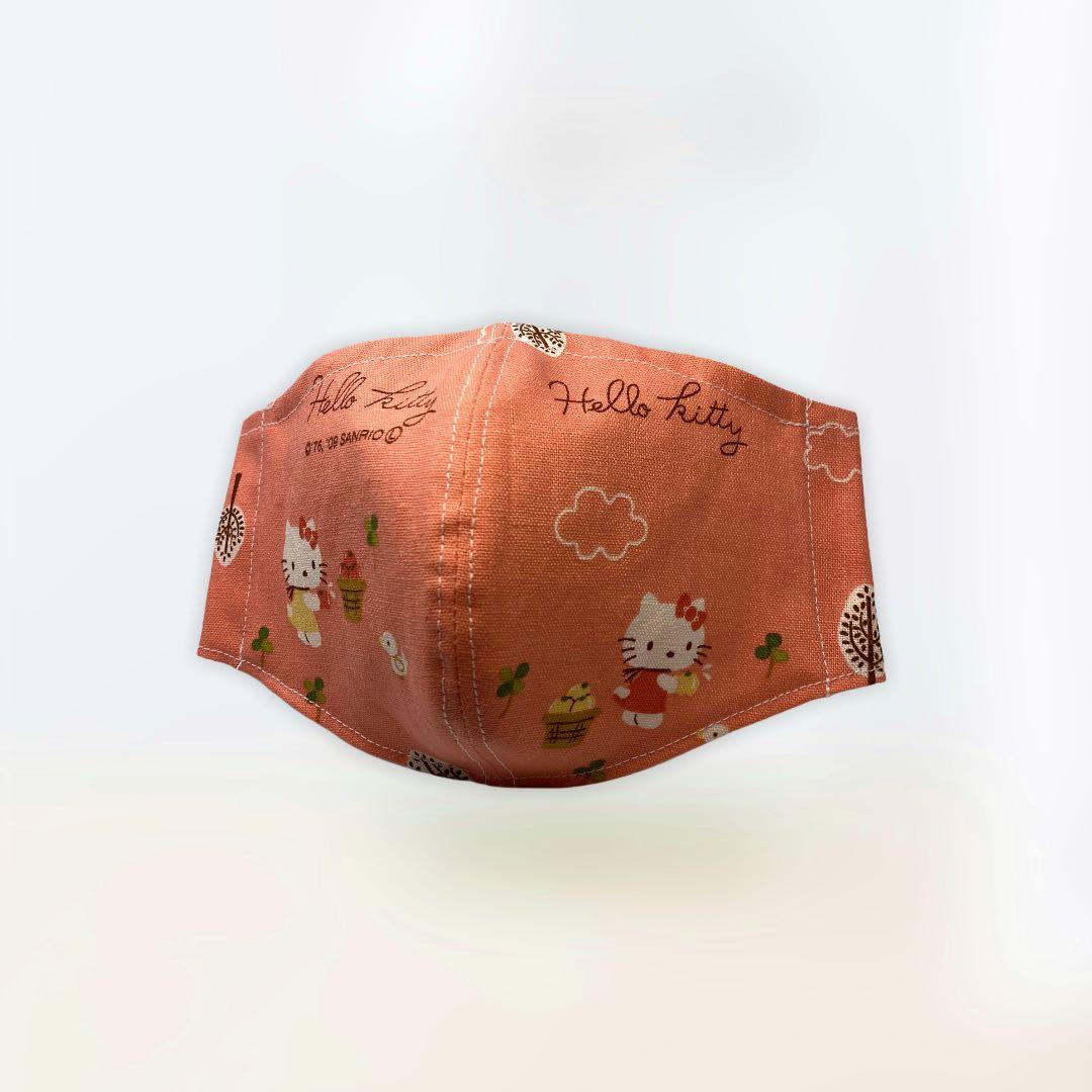 Sanrio Hello Kitty Salmon pink Mask, Health & Nutrition, Face Masks ...