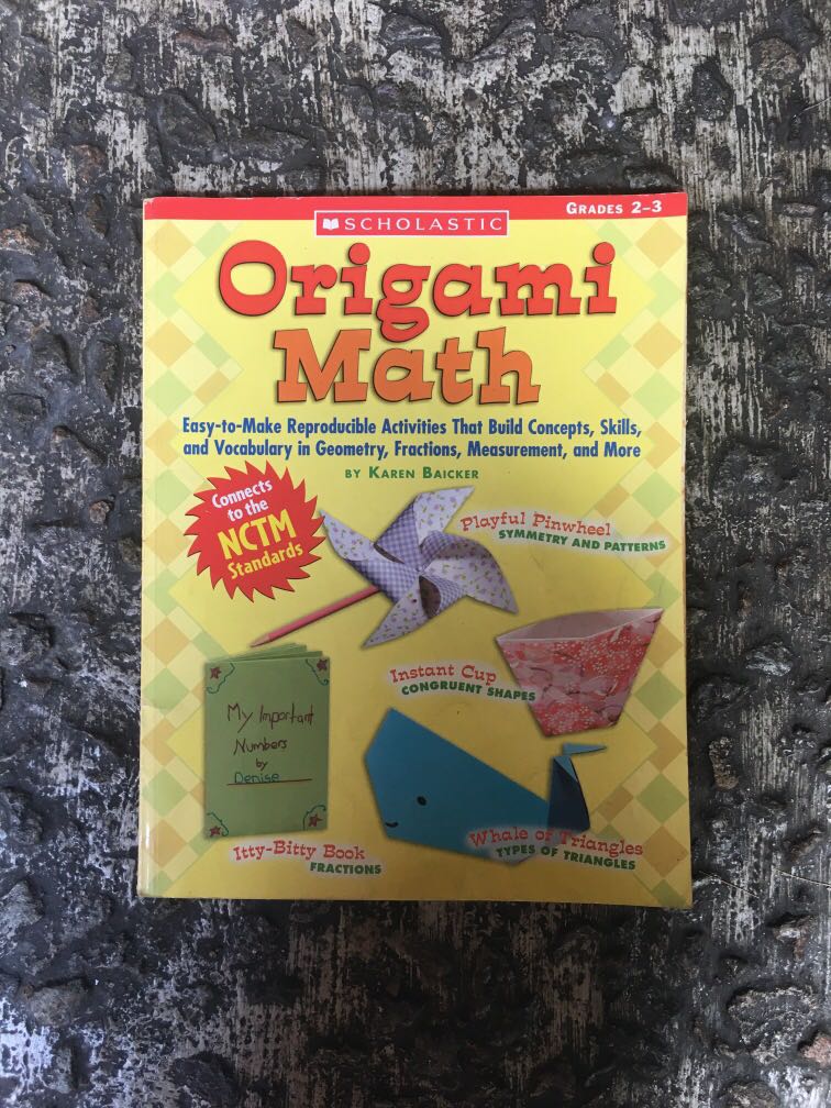 Scholastic Origami Math (book), Hobbies & Toys, Books & Magazines ...