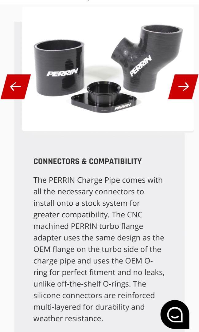 Brand new Subaru Perrin Charge Pipe for 2015+ WRX FA20 DIT engine, Car ...