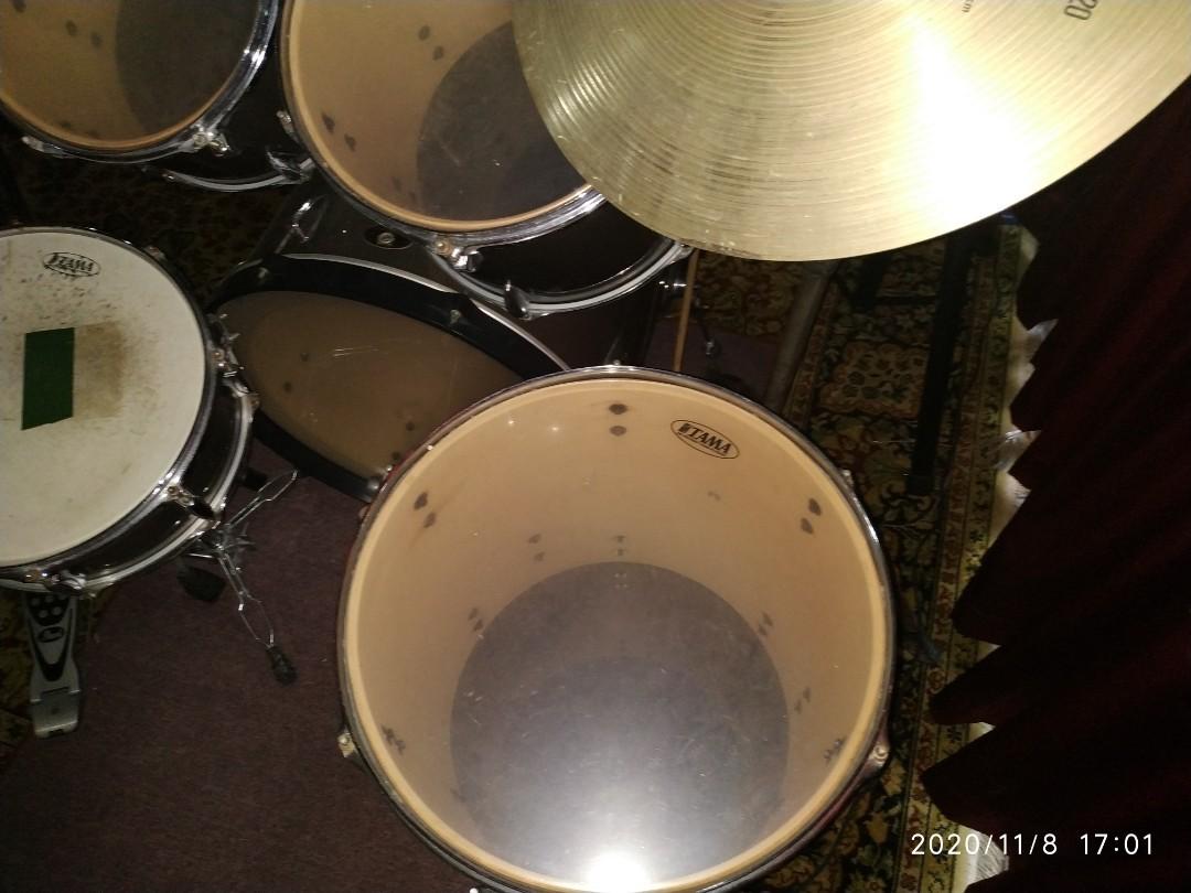 Tama imperial star/Sabian drum Set, Hobbies & Toys, Music & Media ...