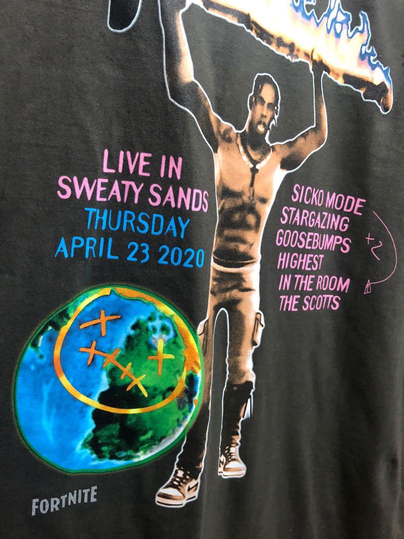 Travis Scott x FORTNITE Back Bling, Men's Fashion, Tops & Sets, Formal ...