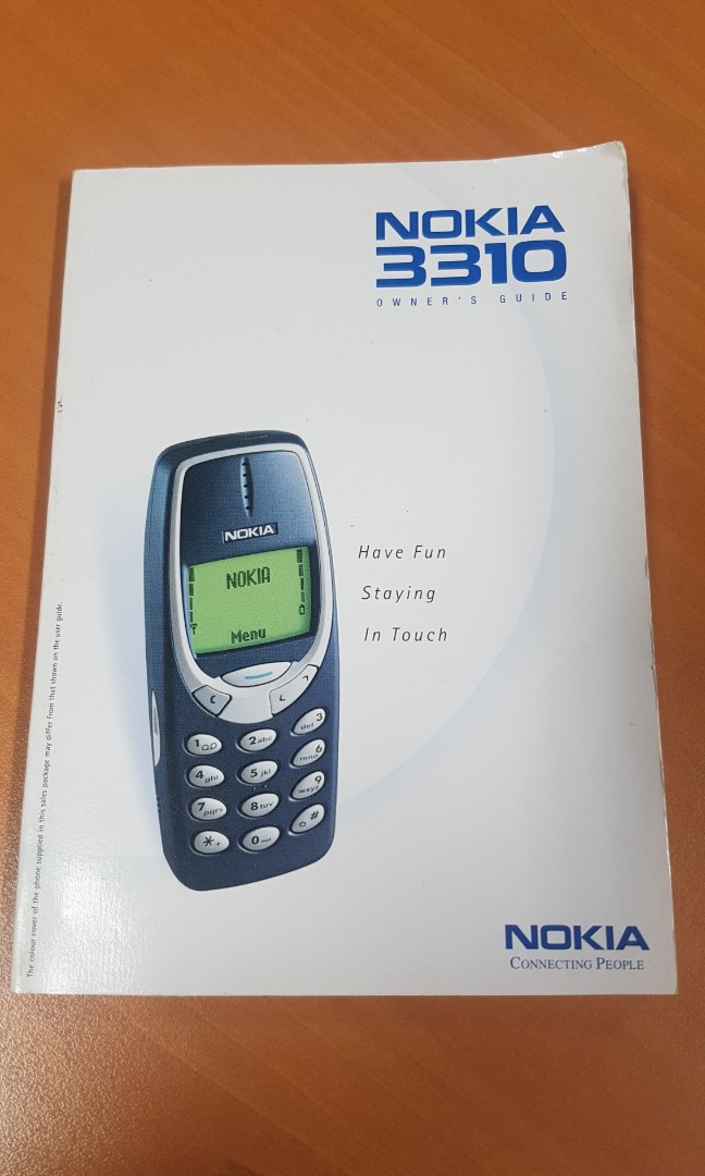 Vintage Nokia 3310 Instruction Book, Mobile Phones & Gadgets, Mobile ...