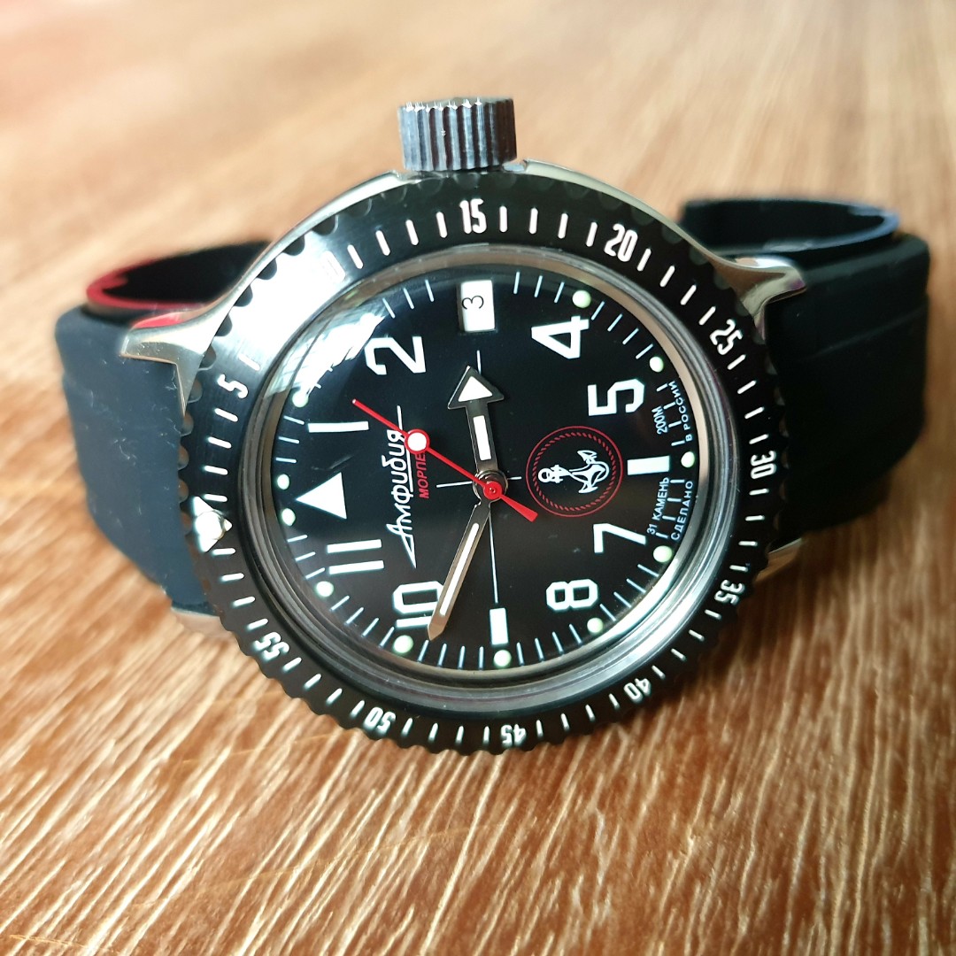 Vostok Amphibia 420 Automatic Mechanical Military watch "Aviator ...