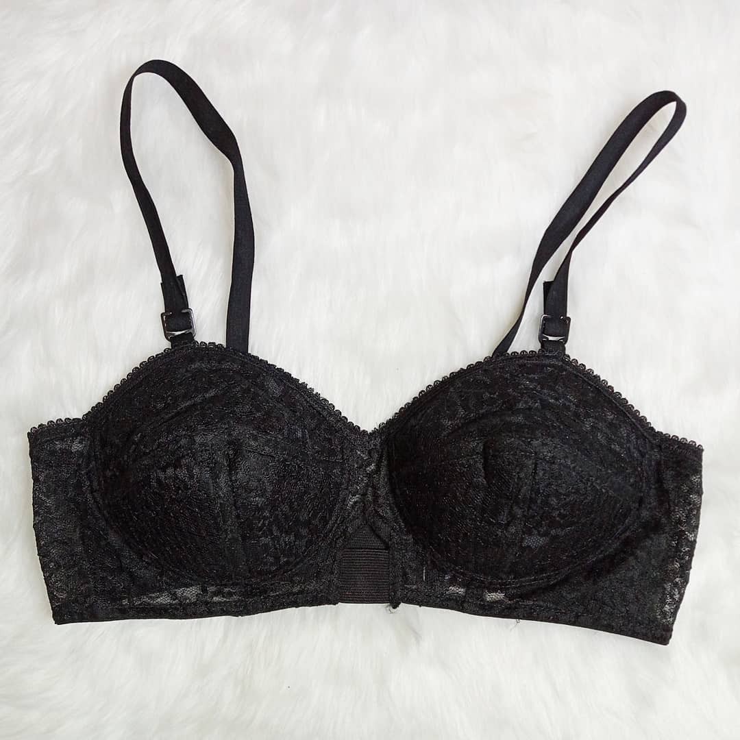 32B Lace Bra, Women's Fashion, Tops, Sleeveless on Carousell