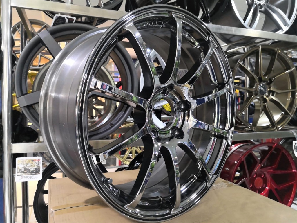 ADVAN RS-17 RIMS 17", Car Accessories, Tyres & Rims on Carousell