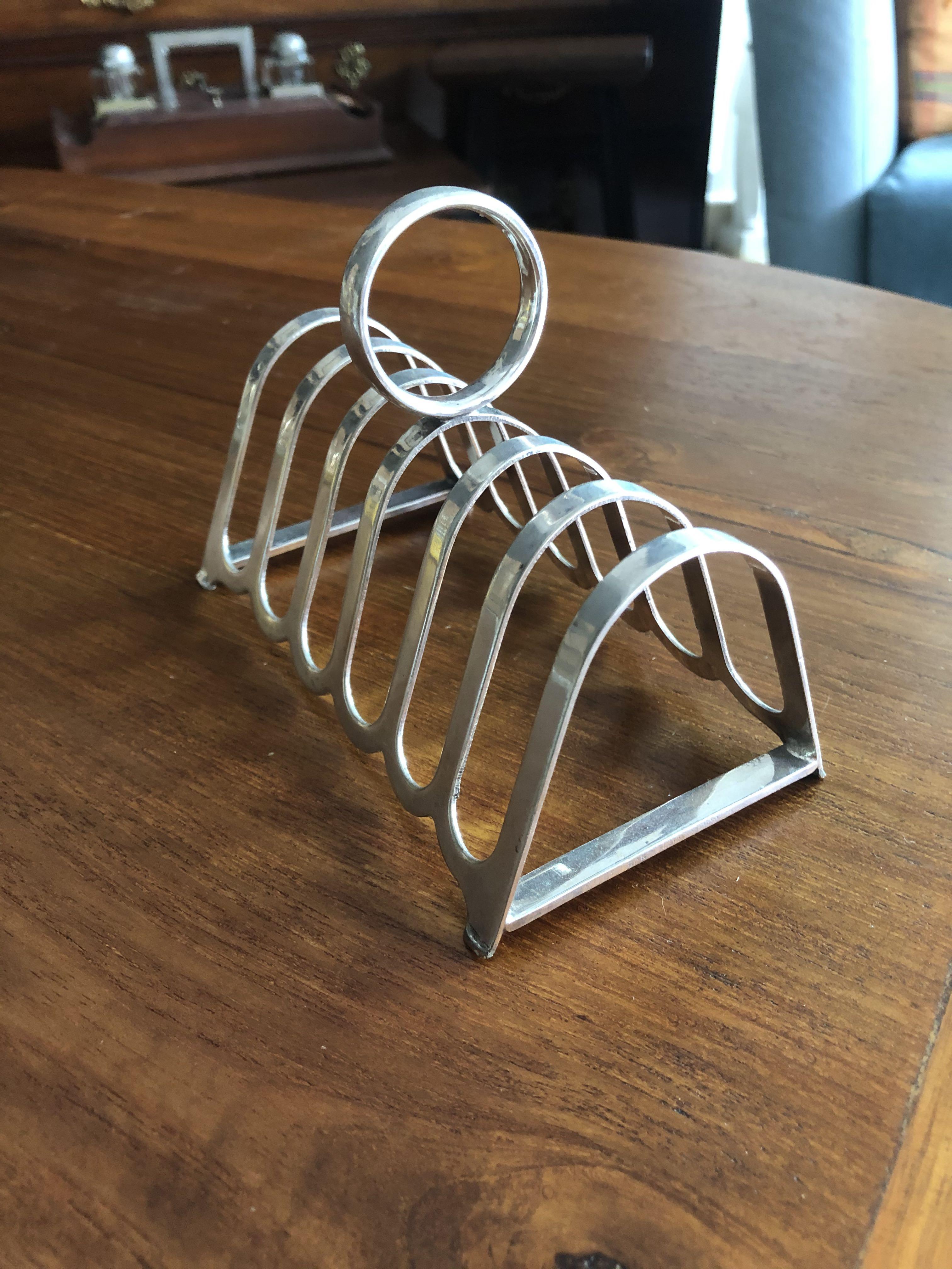 Antique Art Deco English Silver Plated Toast Rack Circa 1900, Women's ...