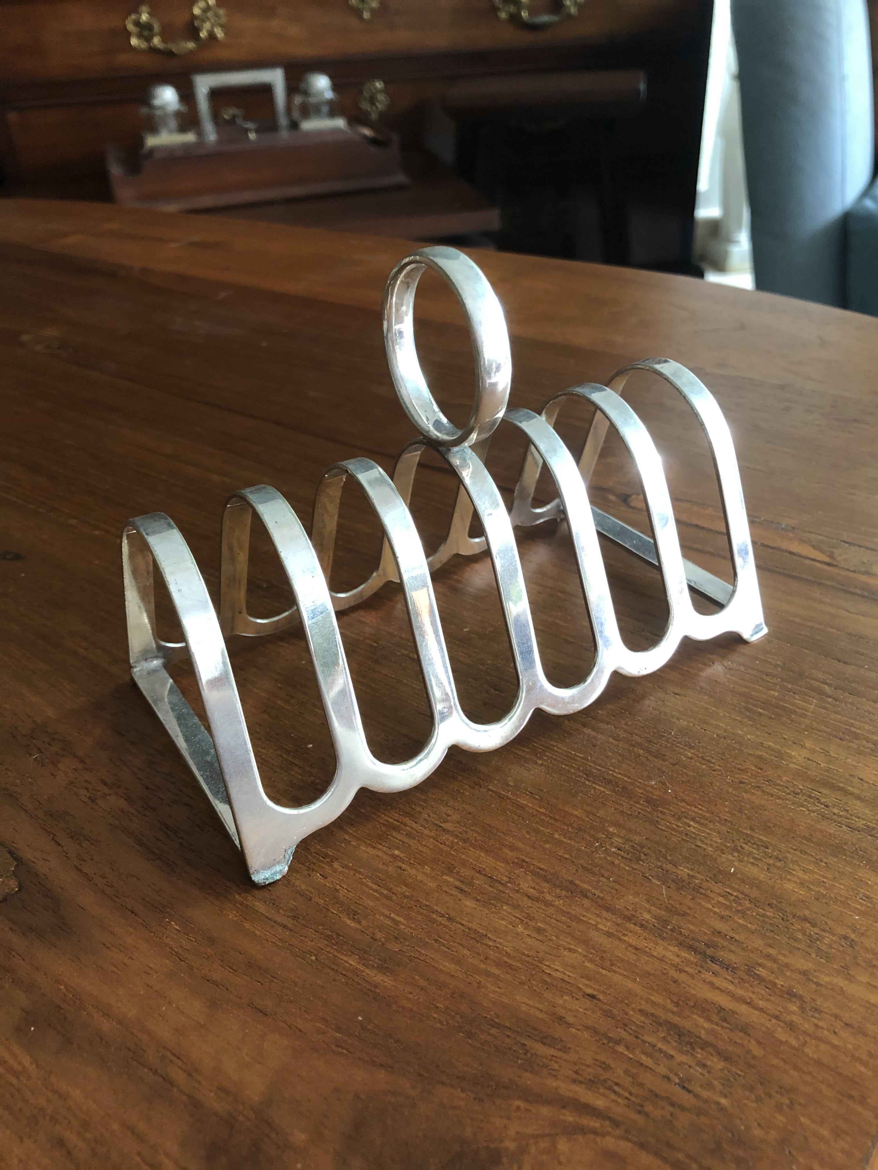 Antique Art Deco English Silver Plated Toast Rack Circa 1900, Women's ...
