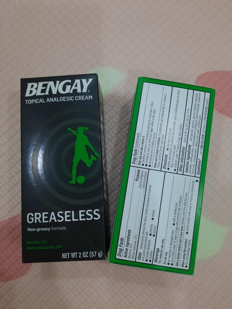 Bengay greaseless pain relieve cream, Everything Else on Carousell