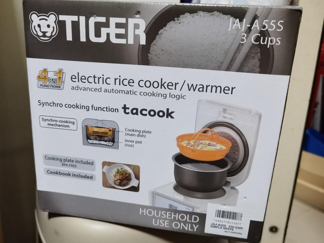 Brand new Tiger JAJ-A55S WSZ 0.54LT Tacook Rice Cooker, TV & Home ...