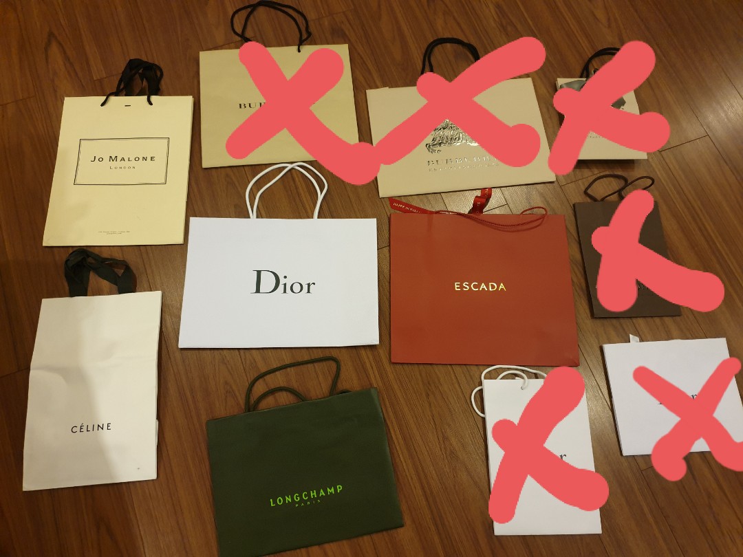 Branded Paper Bags, Luxury, Accessories on Carousell
