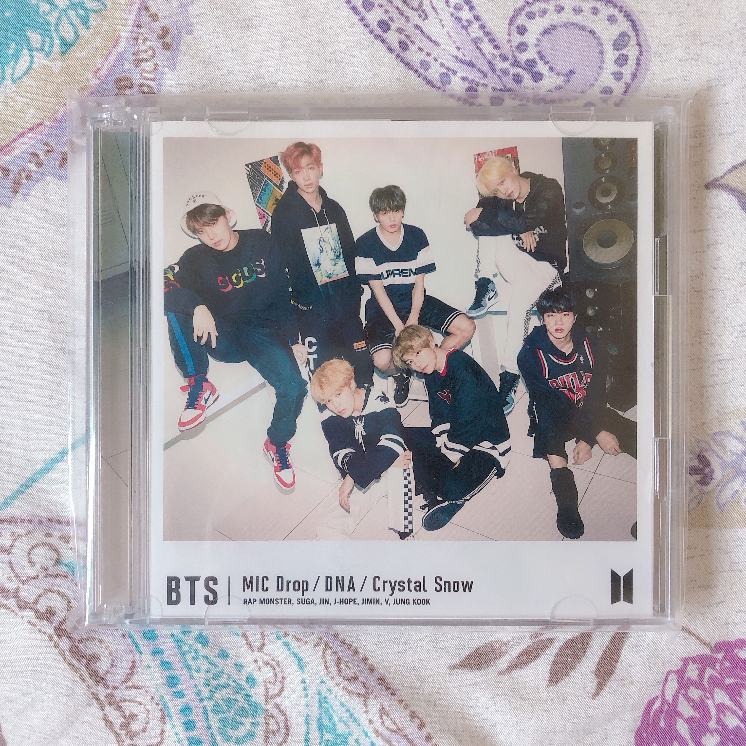 BTS 防彈少年團 MIC DROP DNA CRYSTAL SNOW CD DVD 限定 B盤 LIMITED B, 興趣及遊戲, 收藏品及 ...