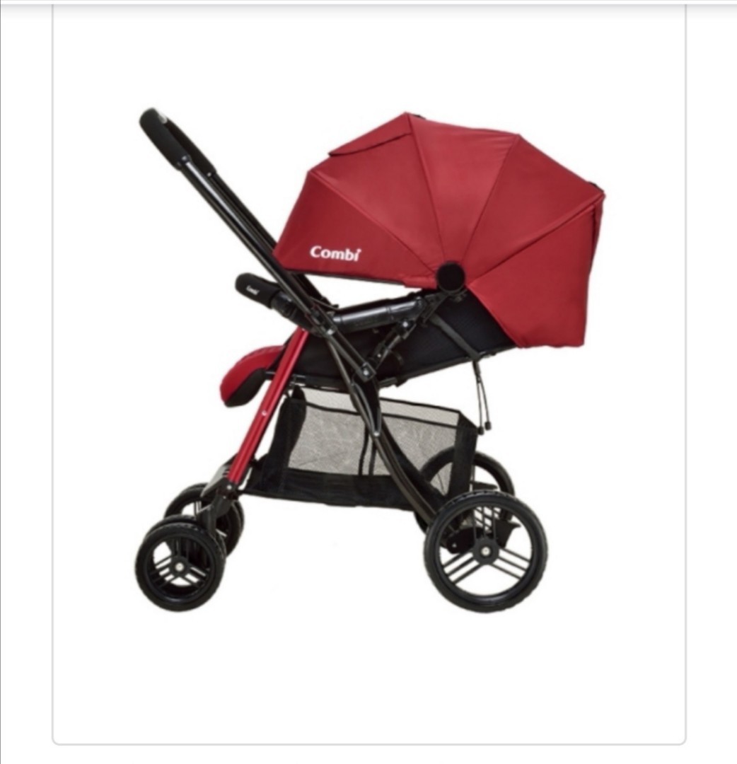 Combi red stroller, Babies & Kids, Going Out, Strollers on Carousell