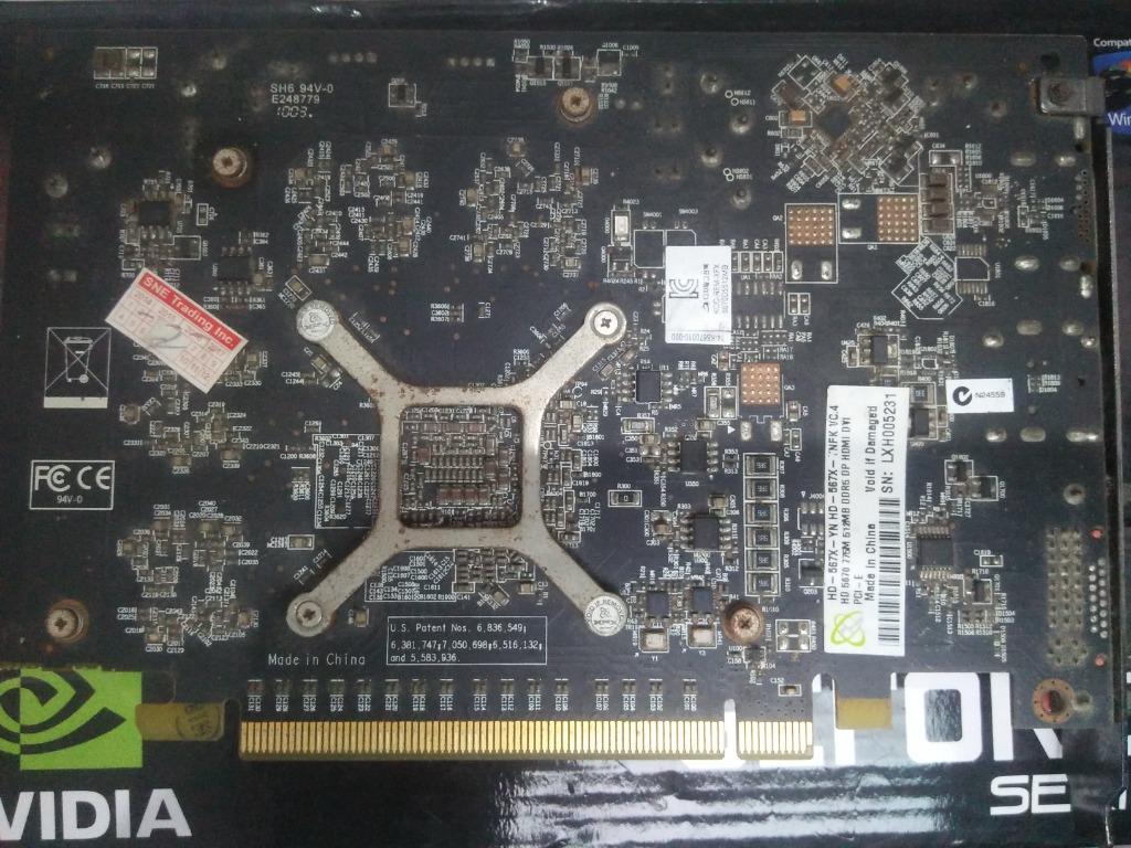 [Defective] Nvidia GTS 450 Rev. 2 1GB No Display Graphics Video Card ...