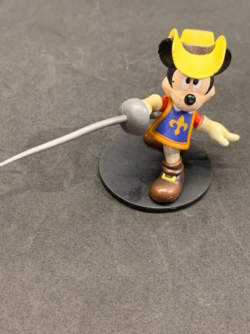 Disney Tomy The Three Musketeers Donald Duck Goofy Mickey Mouse Set ...