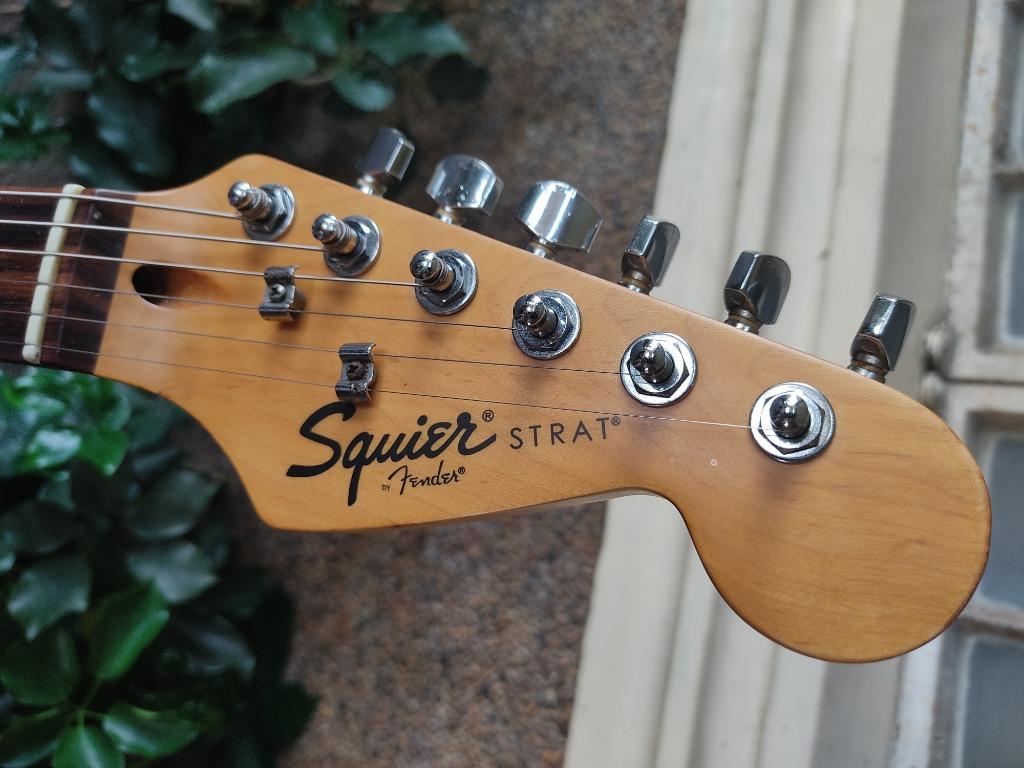 Fender Squier SE Stratocaster (Upgraded), Hobbies & Toys, Music & Media ...