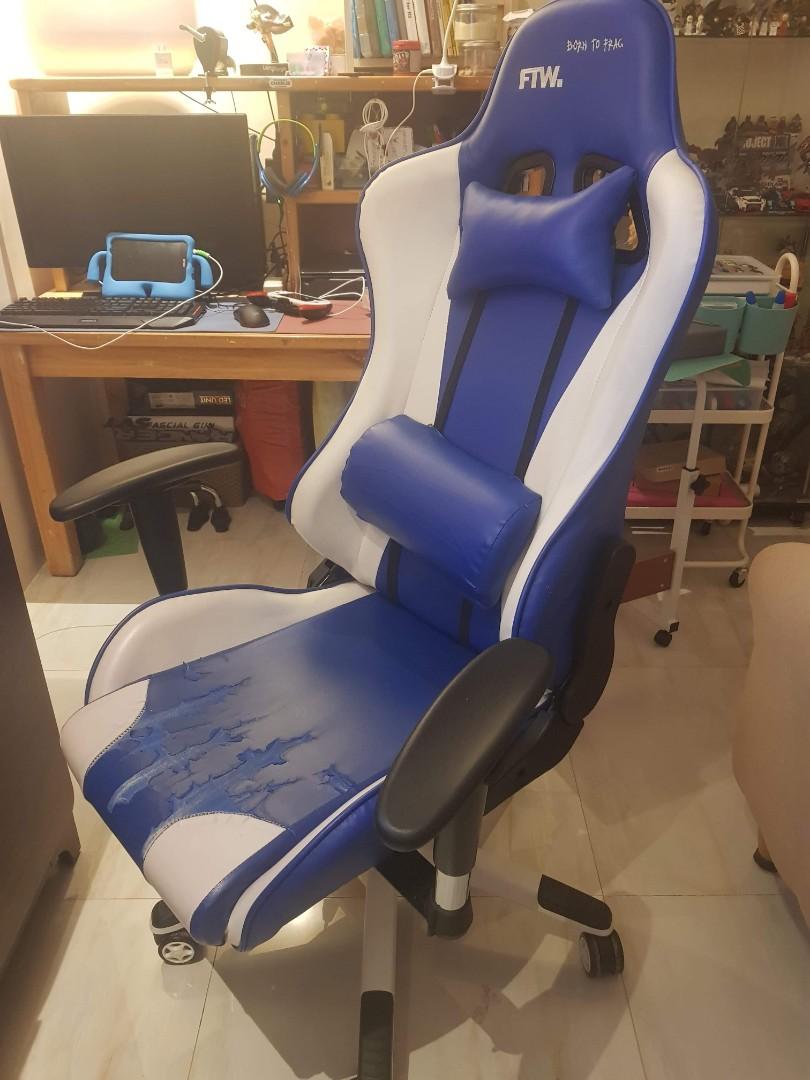 FTW Gaming Chair, Furniture & Home Living, Furniture, Chairs on Carousell
