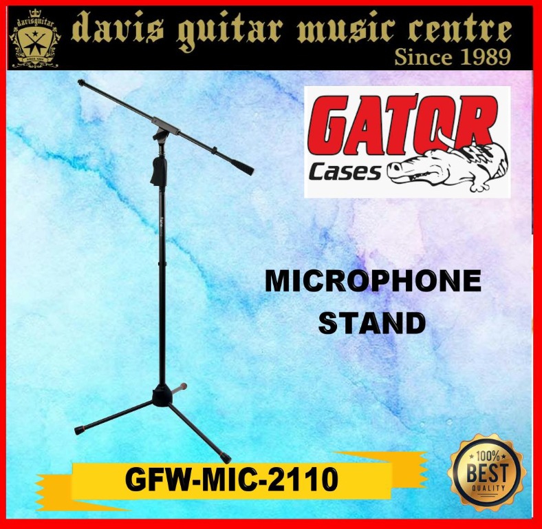 (Sold) Gator Microphone Stand with boom Arm GFW-MIC-2110, Hobbies ...
