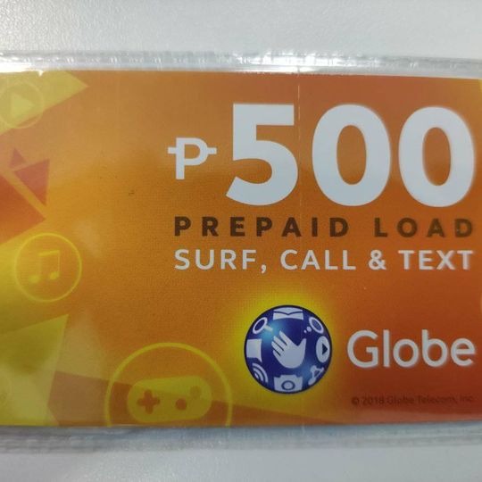 Globe Prepaid Load Card - P500, Mobile Phones & Gadgets, Mobile Phones ...