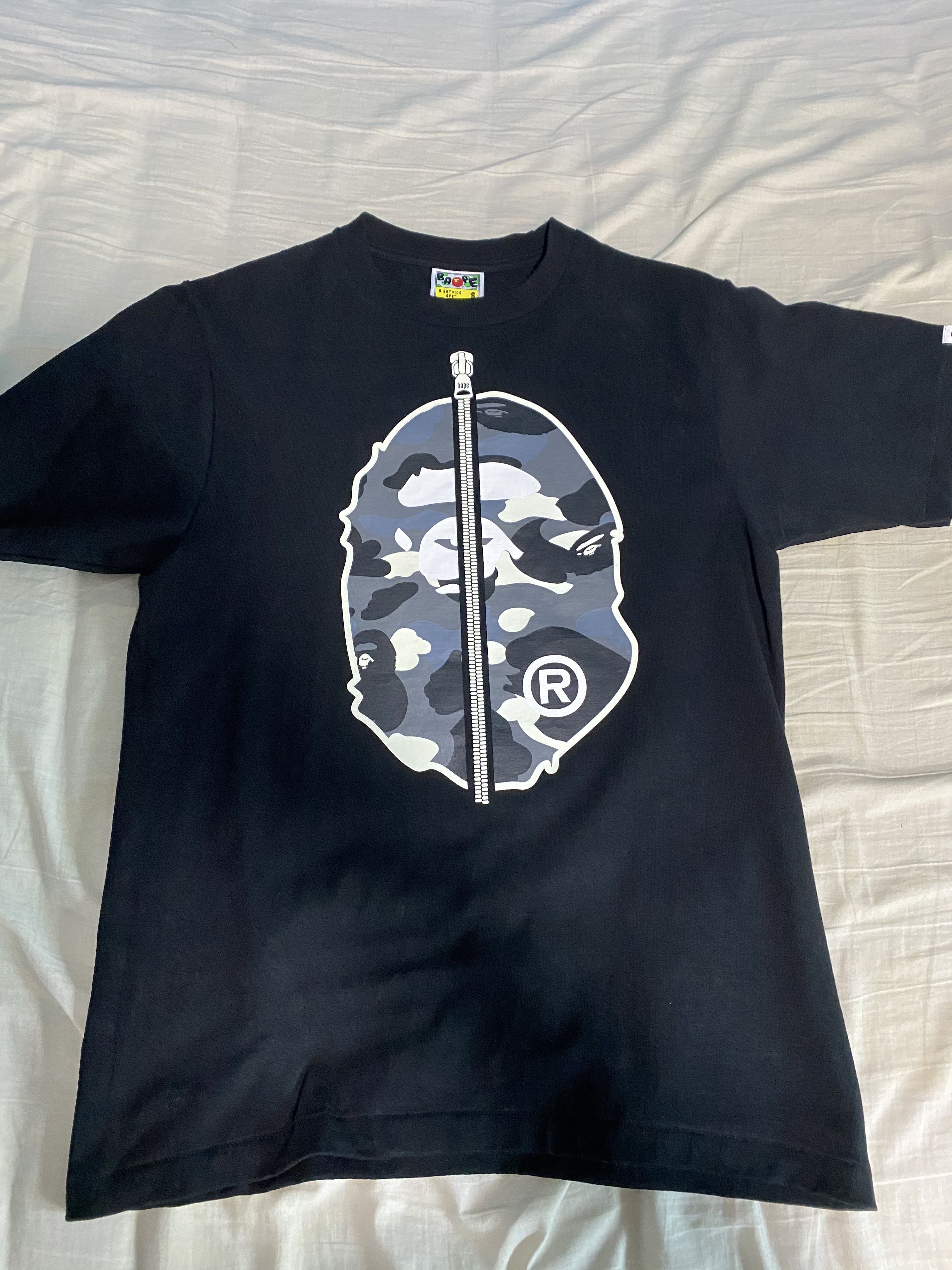 GLOW IN THE DARK BAPE TEE, Men's Fashion, Tops & Sets, Tshirts & Polo ...