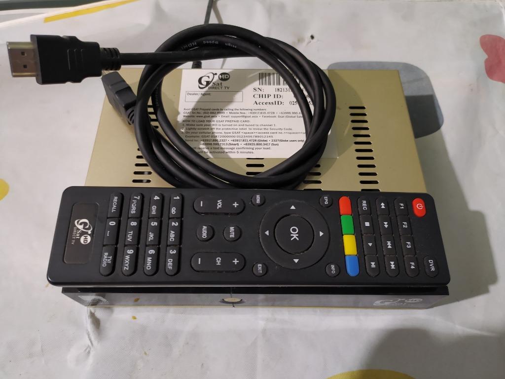 GSAT HD Box, TV & Home Appliances, TV & Entertainment, Media Streamers ...
