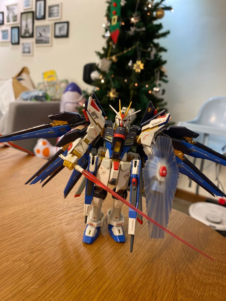 RG Strike Freedom Gundam figure, Hobbies & Toys, Toys & Games on Carousell