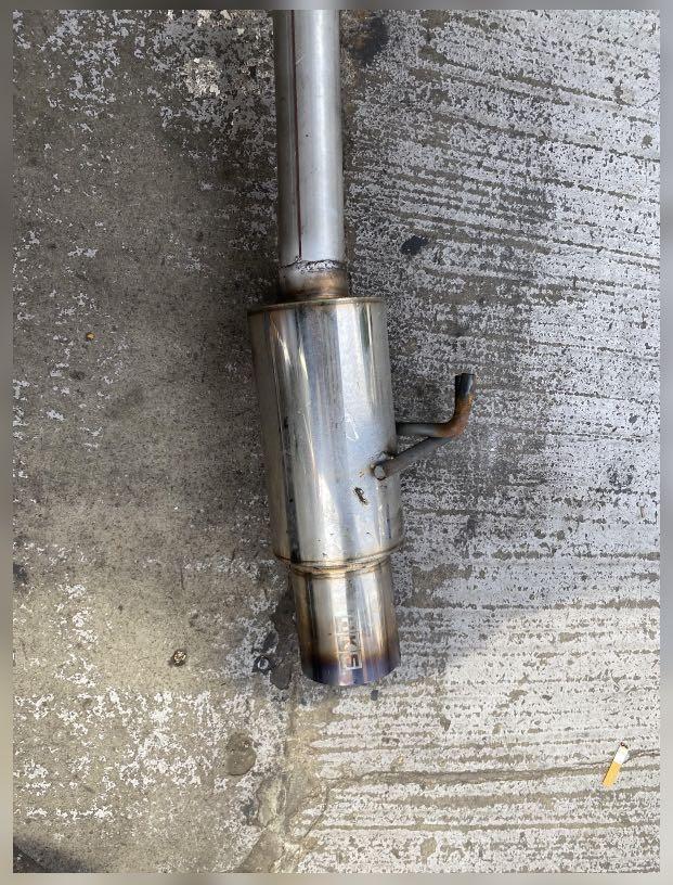 HKS Honda Civic FD Muffler, Car Accessories, Accessories on Carousell